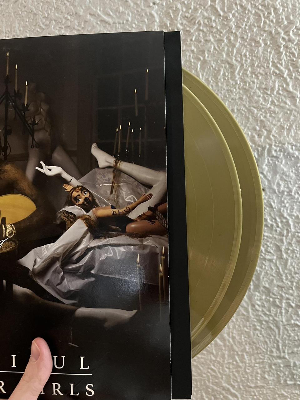 Young Thug Beautiful Thugger Girls 2x LP Gold Vinyl... - Depop