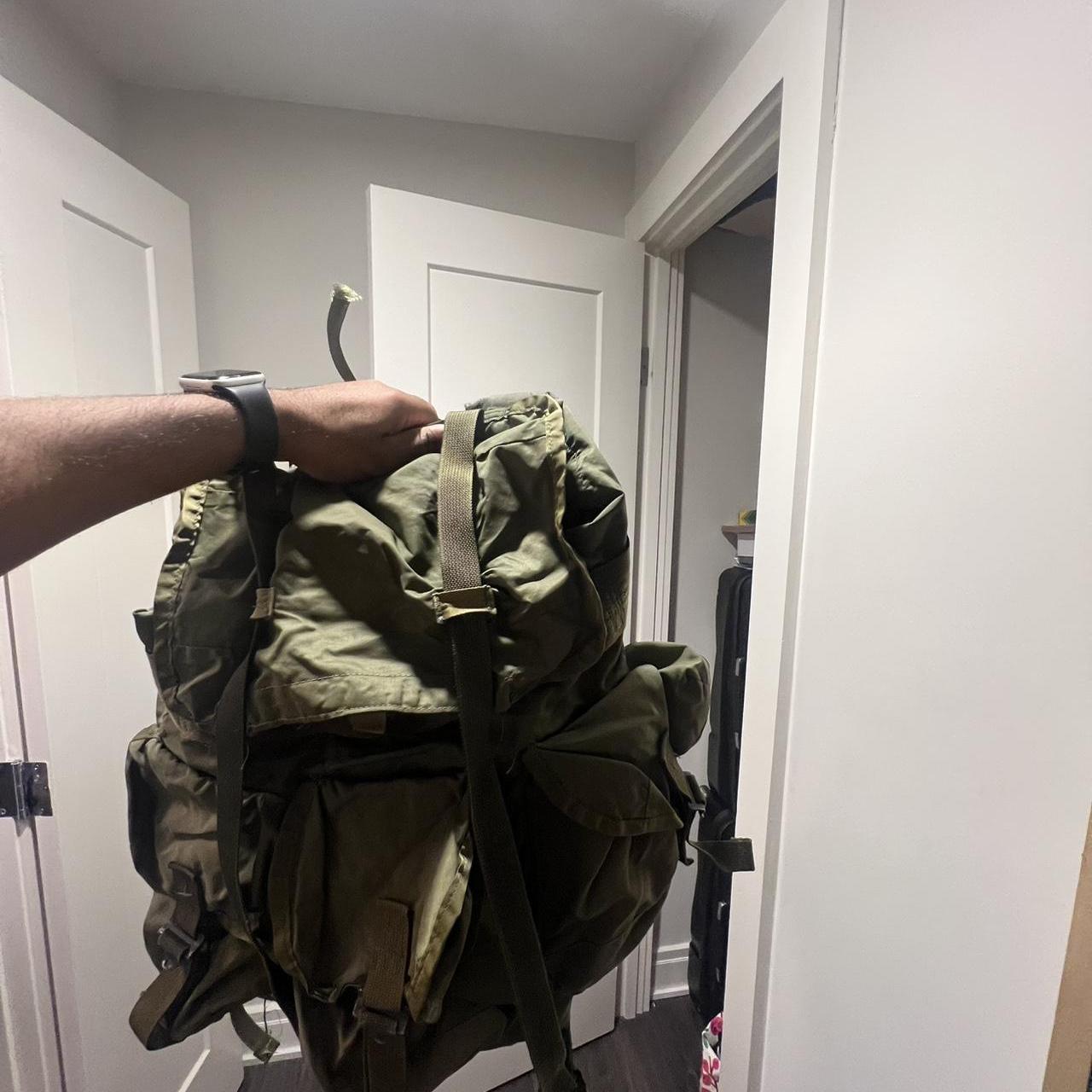 Vintage US Army Backpack Multiple Pockets and... | Depop