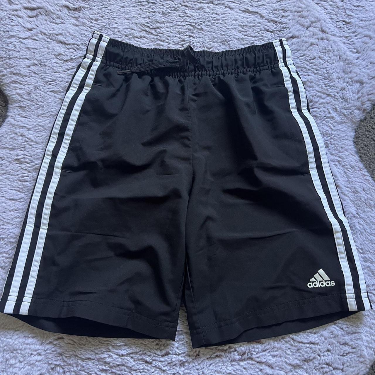 Boys black Adidas shorts. Kids size US size M, AUS... | Depop