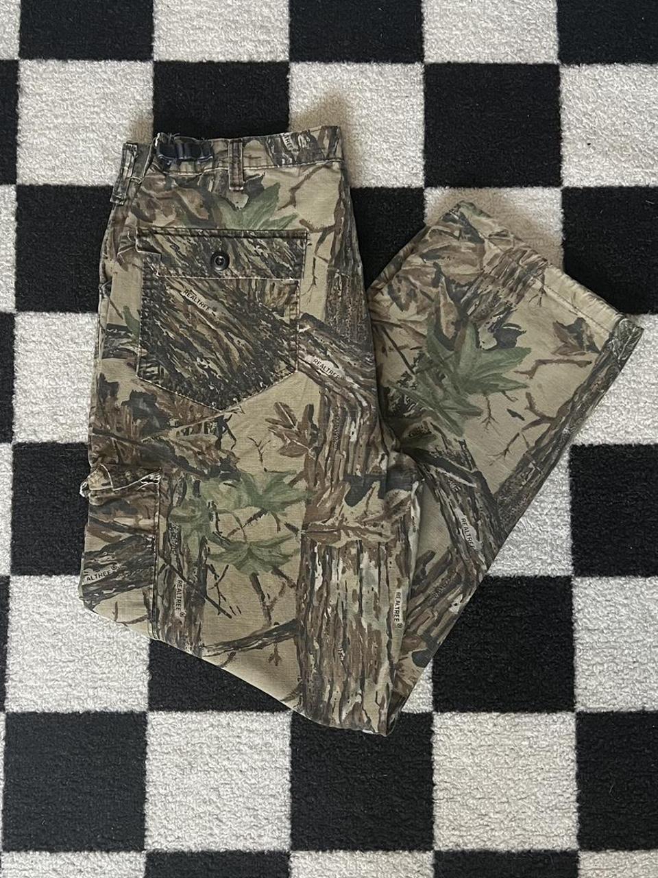 80’s Real Tree Camo Cargo Pants Made in USA.... - Depop
