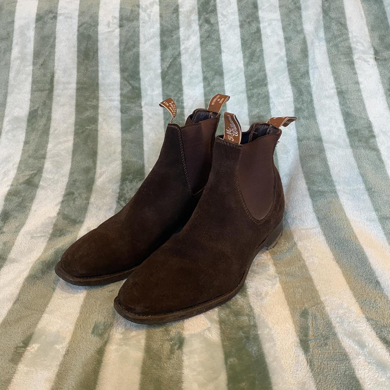 Men’s Brown Suede RM Williams Chelsea boot, size... | Depop