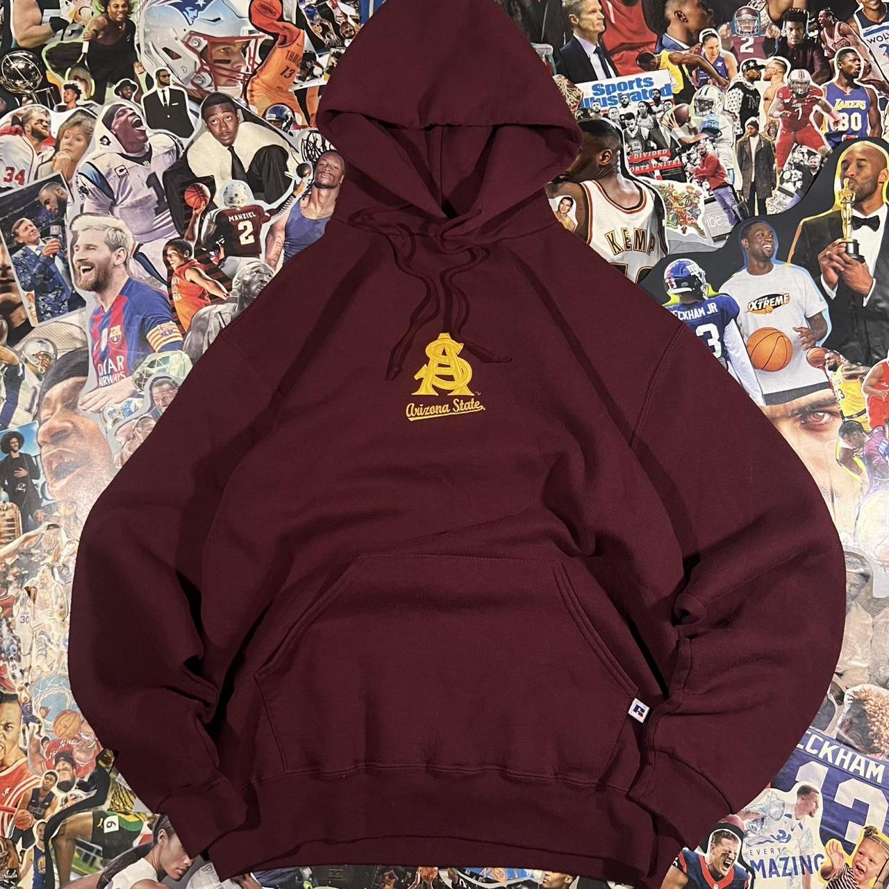 vintage russell athletic arizona state embroidery... | Depop