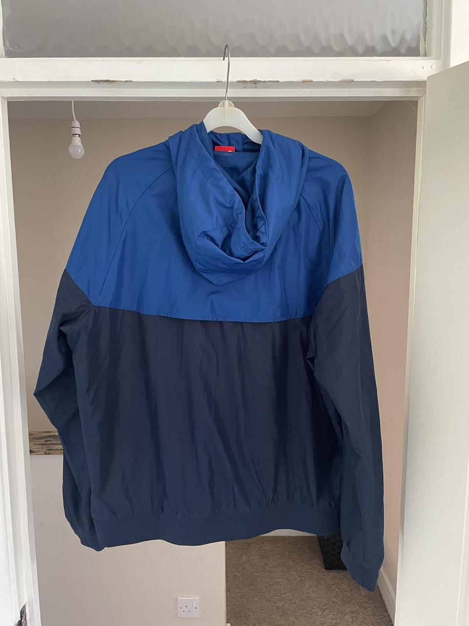 Blue Nike Track Jacket Men’s XL - Depop