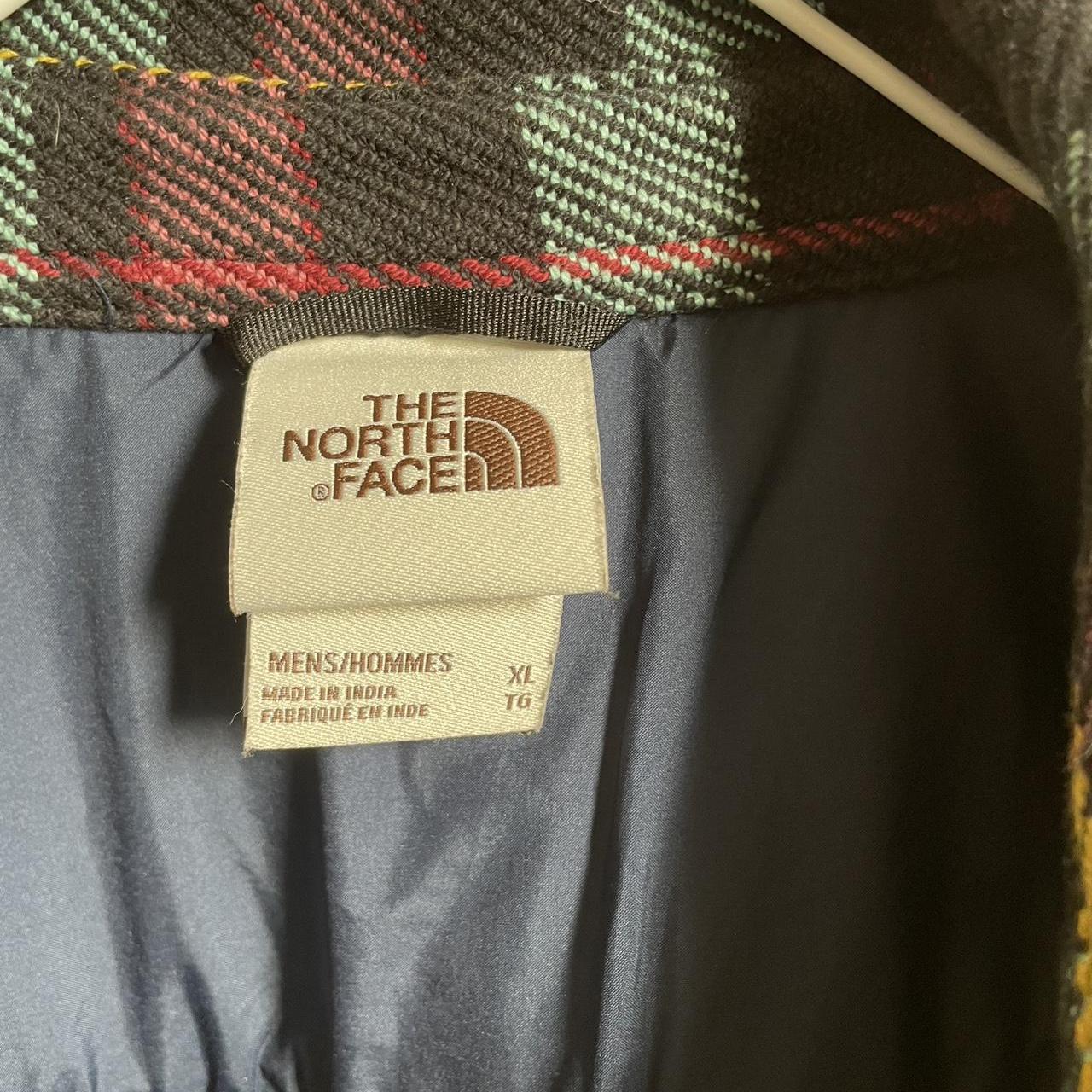 The North Face men's multi-coloured flannel shirt... | Depop