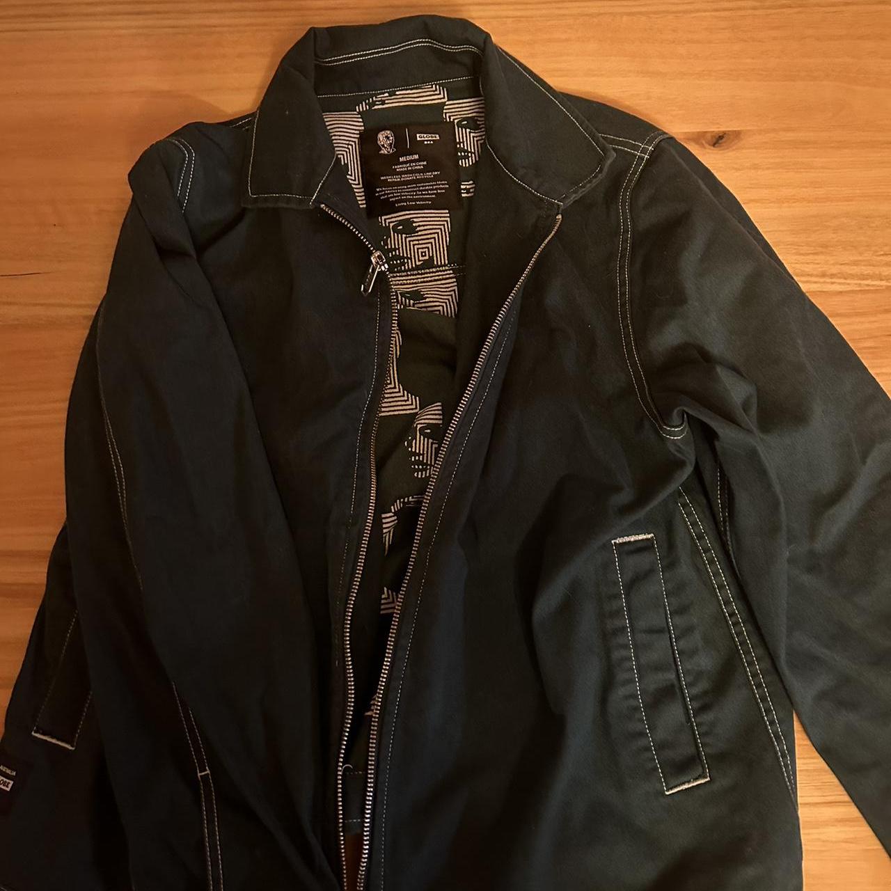 Really nice canvas globe jacket, sad to let it go... | Depop