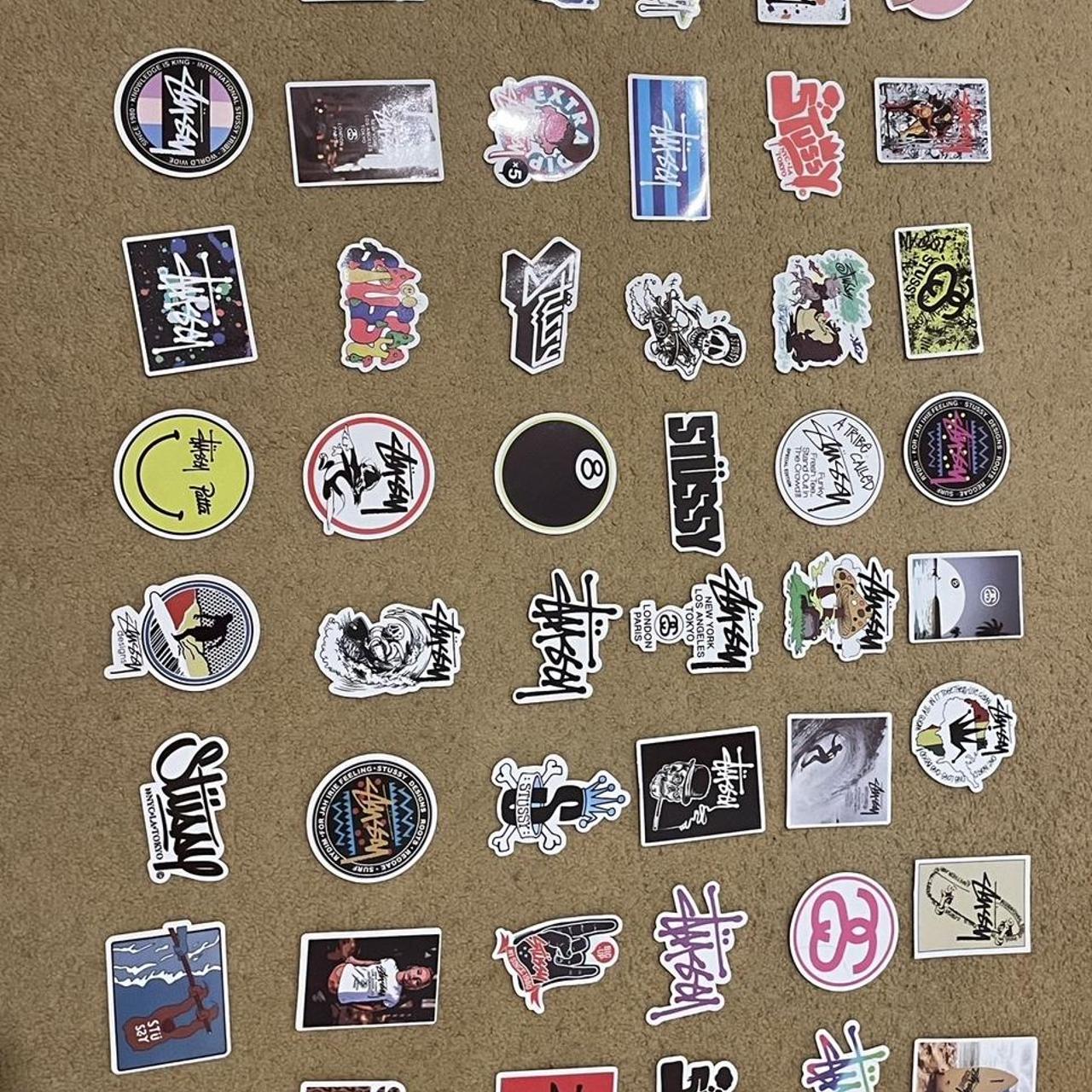 STUSSY STICKERS - THE PRICE SET IS FOR ALL OF... - Depop