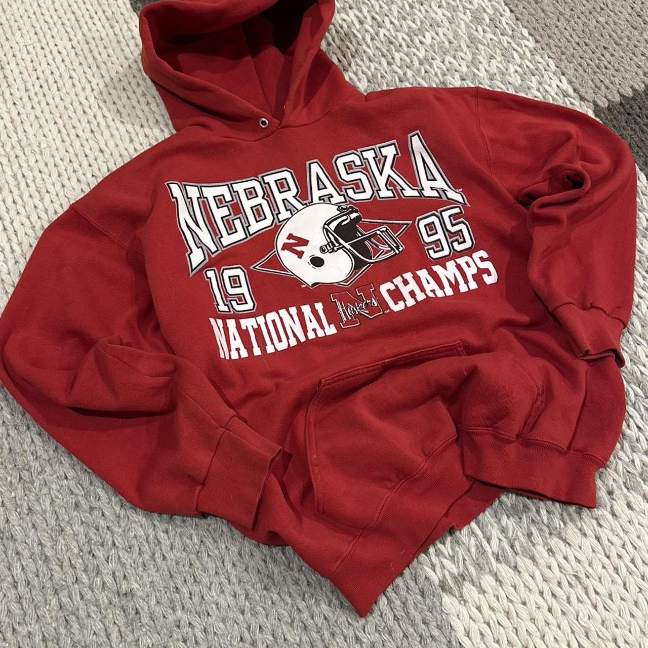 Vintage 1995 Nebraska national champs... | Depop