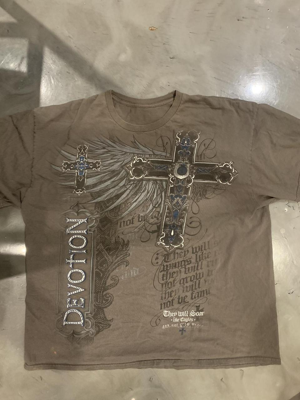 devotion affliction like tee shirt #affliction... - Depop