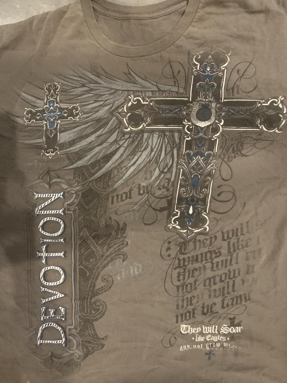 devotion affliction like tee shirt #affliction... - Depop
