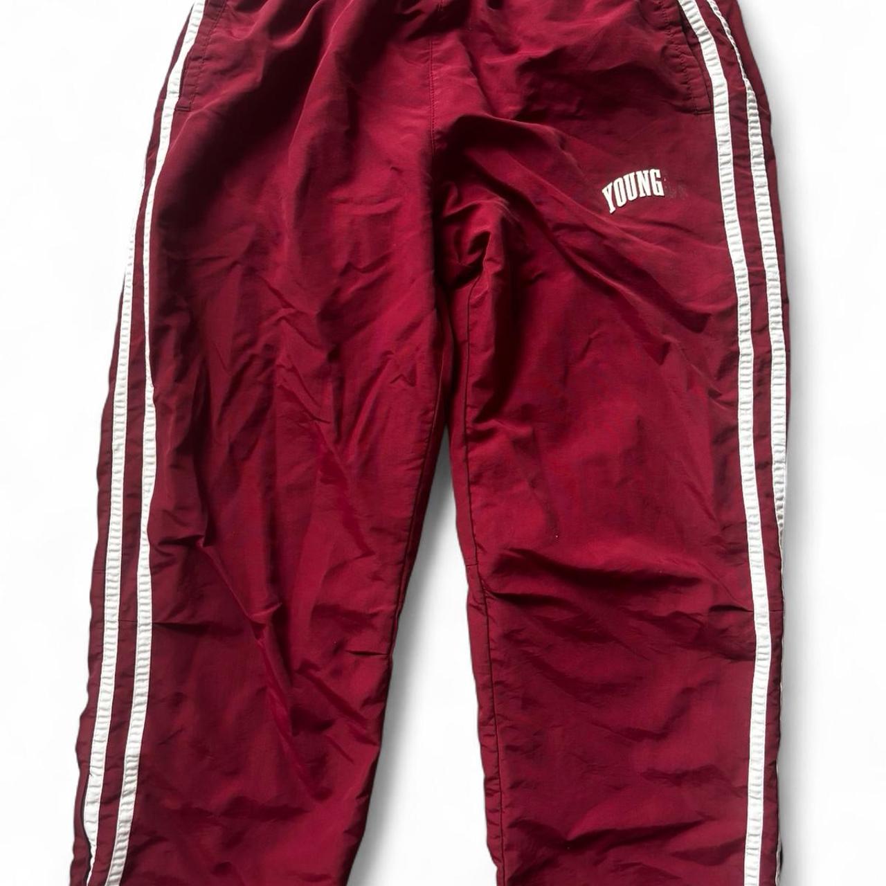 YoungLA Men’s Red Sweats Logo is missing LA price... | Depop