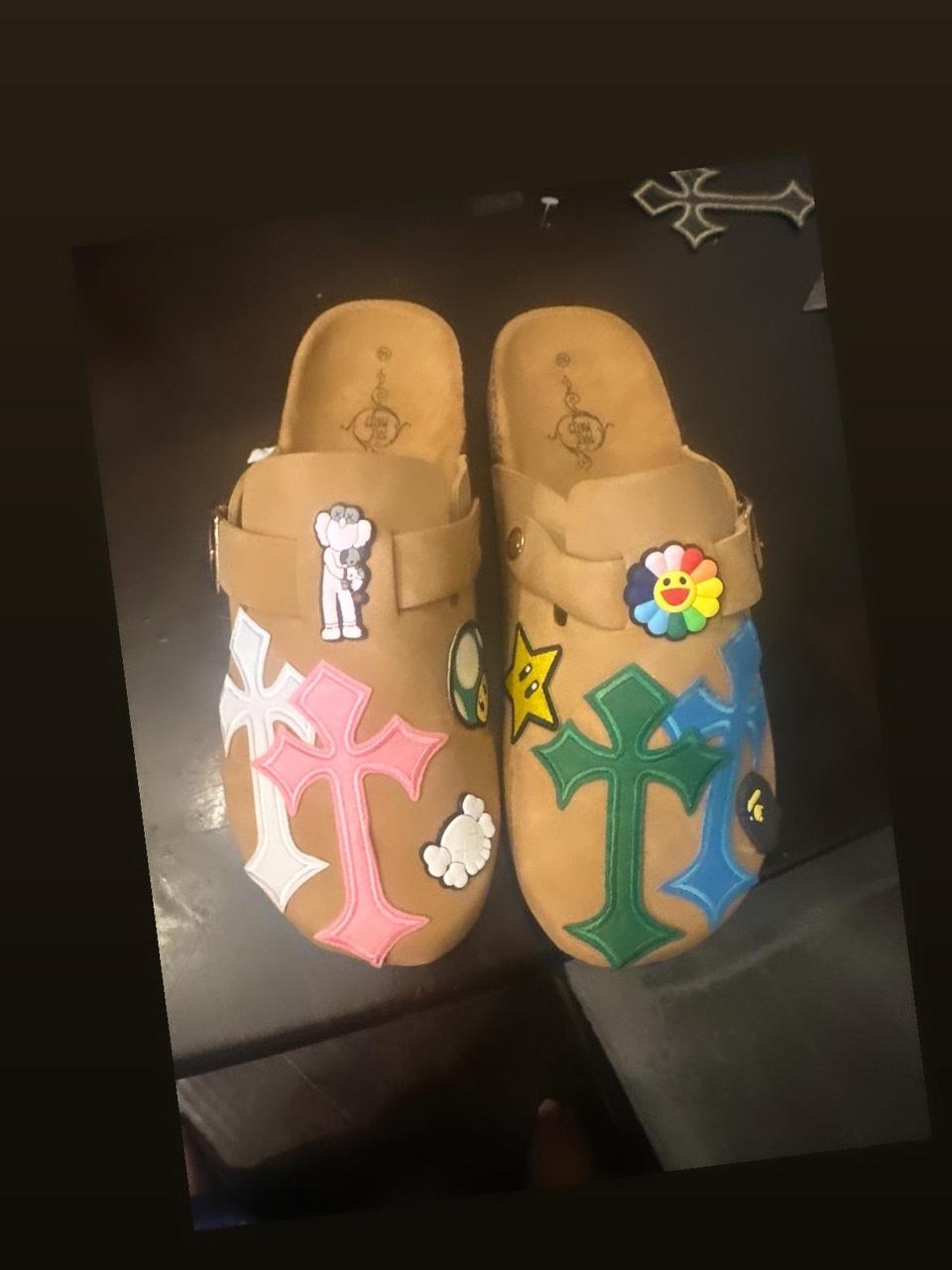 custom made clogs(not Birkenstocks) - Depop