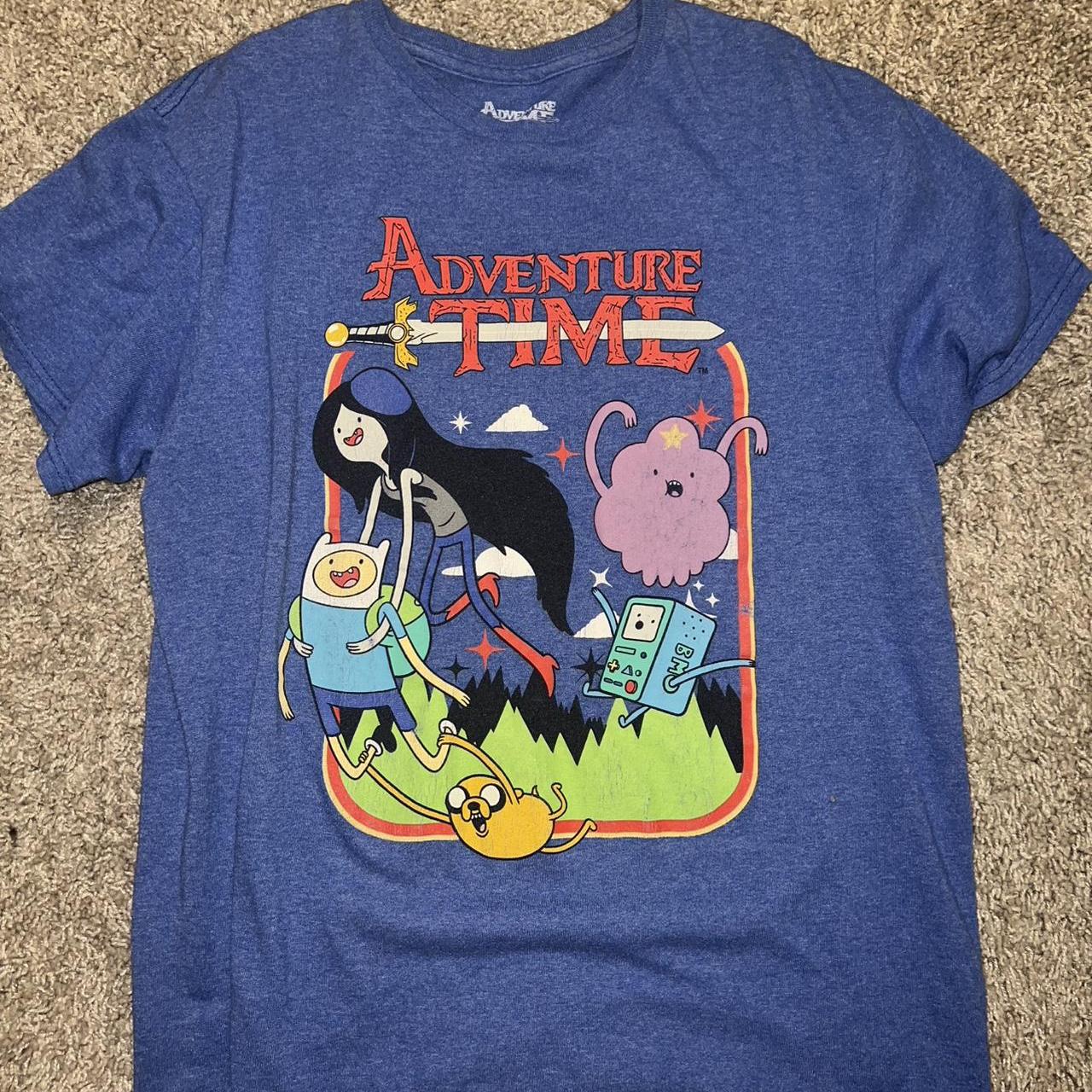 Blue Adventure Time tshirt #AdventureTime | Depop