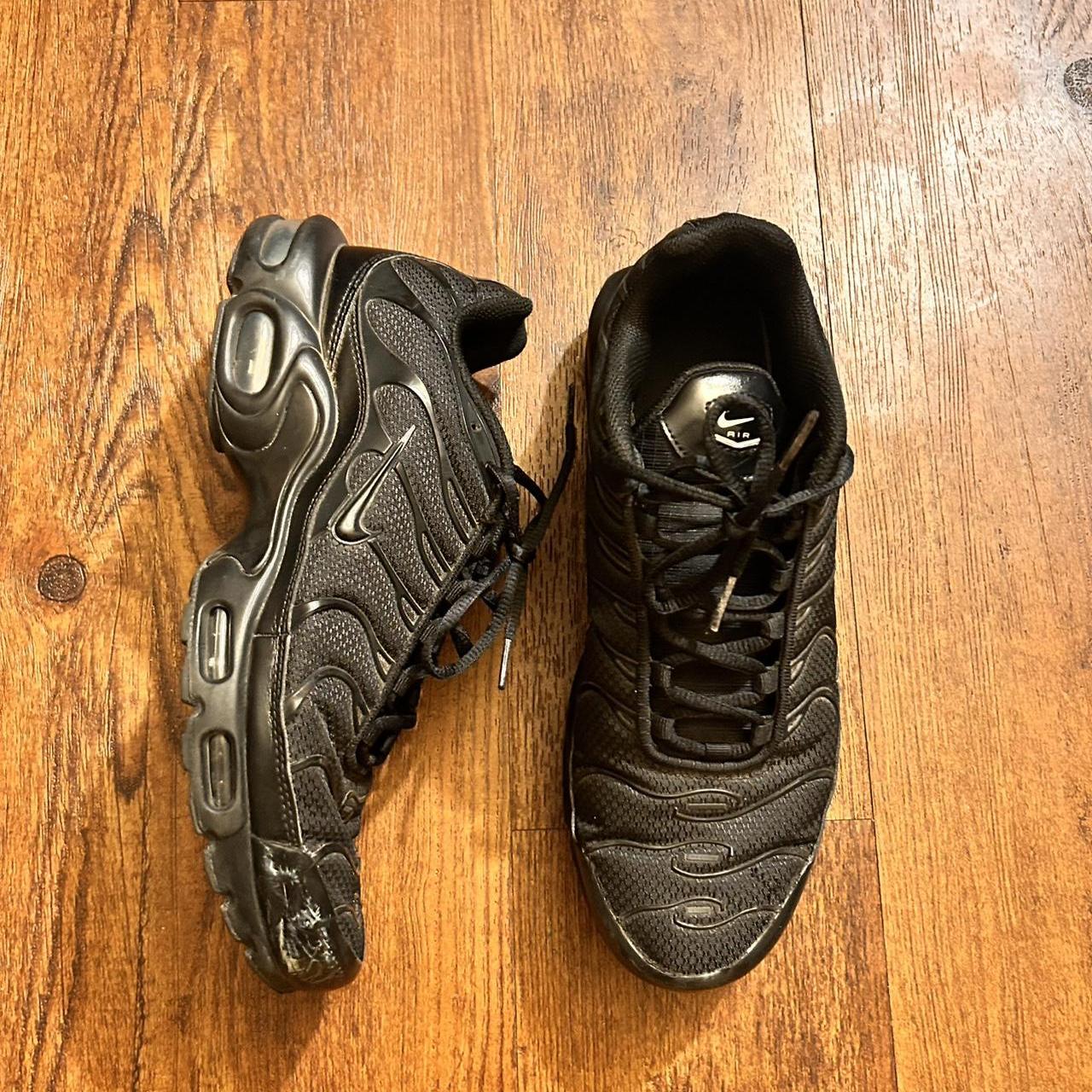 Black Nike Air Max TN trainers Size 10.5 | Depop