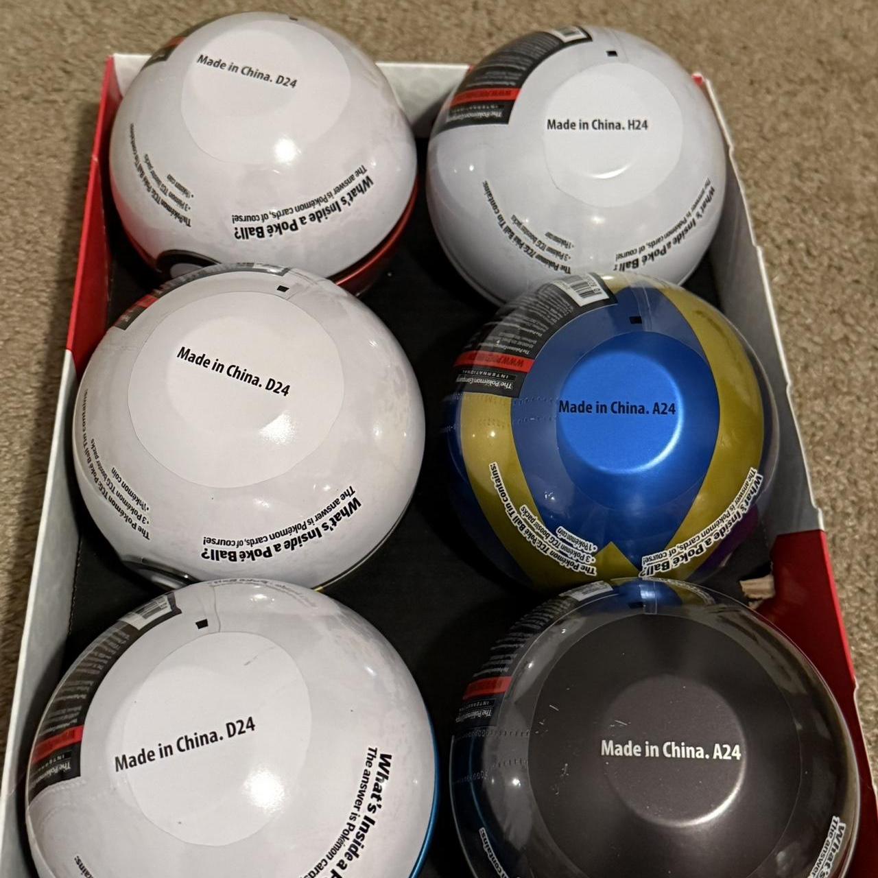 Pokémon Poke ball CollectionTins- 6 New Sealed -... | Depop