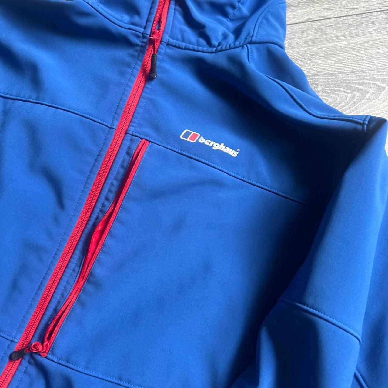 Blue Berghaus soft shell jacket #outdoor #hiking | Depop