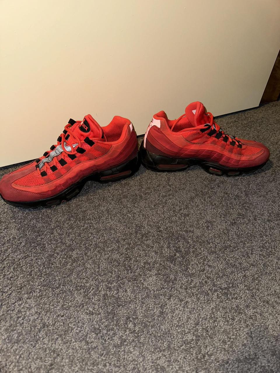 Nike air max 95 red - Depop