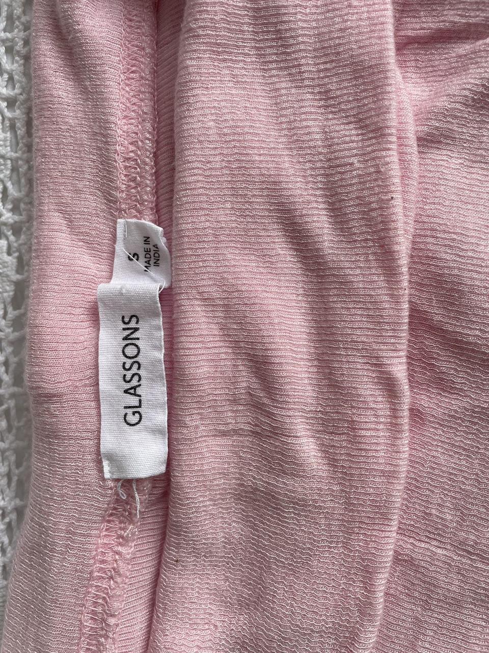 Glassons Pink mini skirt Asymmetrical Stretchy... - Depop