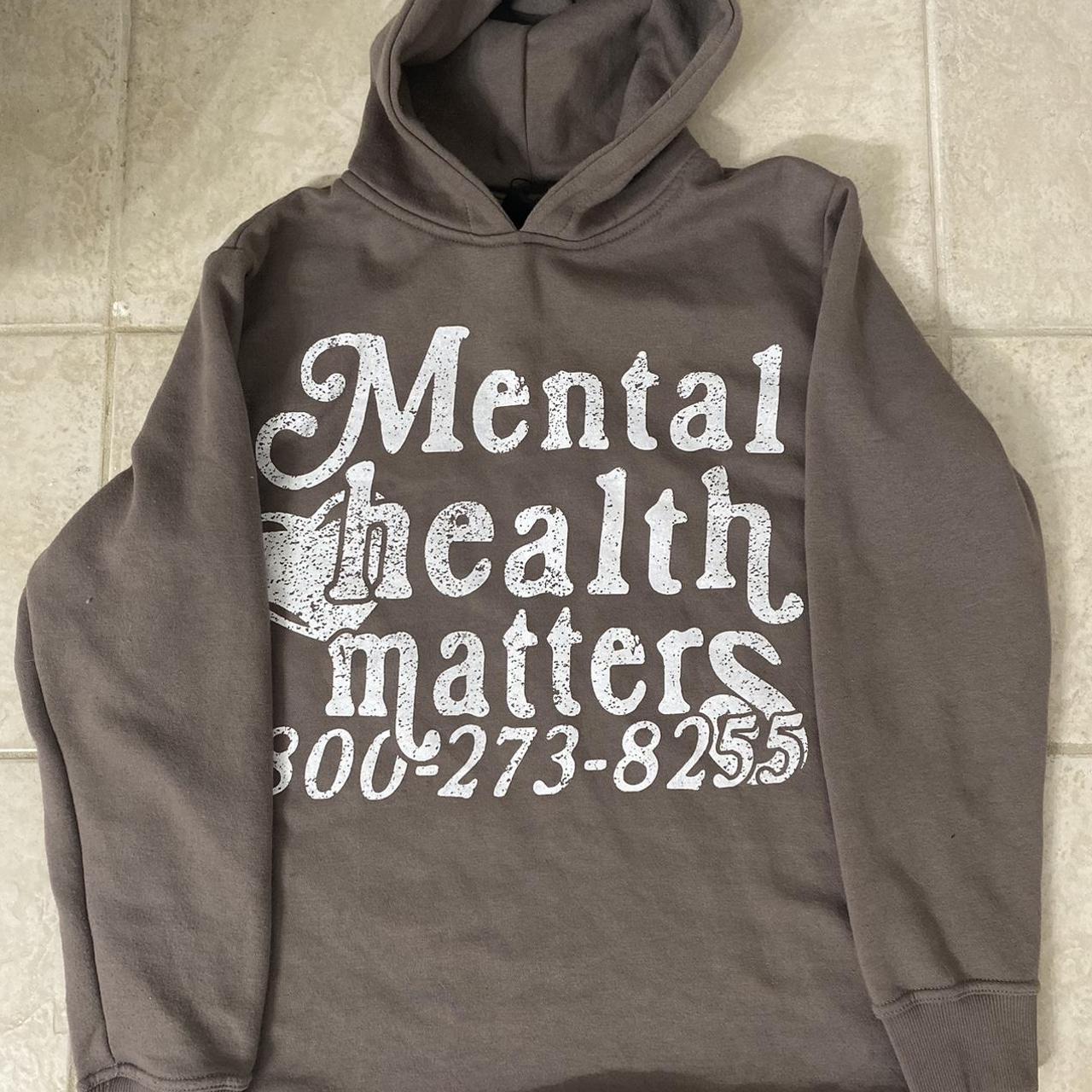 Euphoric 777 Grey Mental Health Matters Hoodie ‼️DM... | Depop