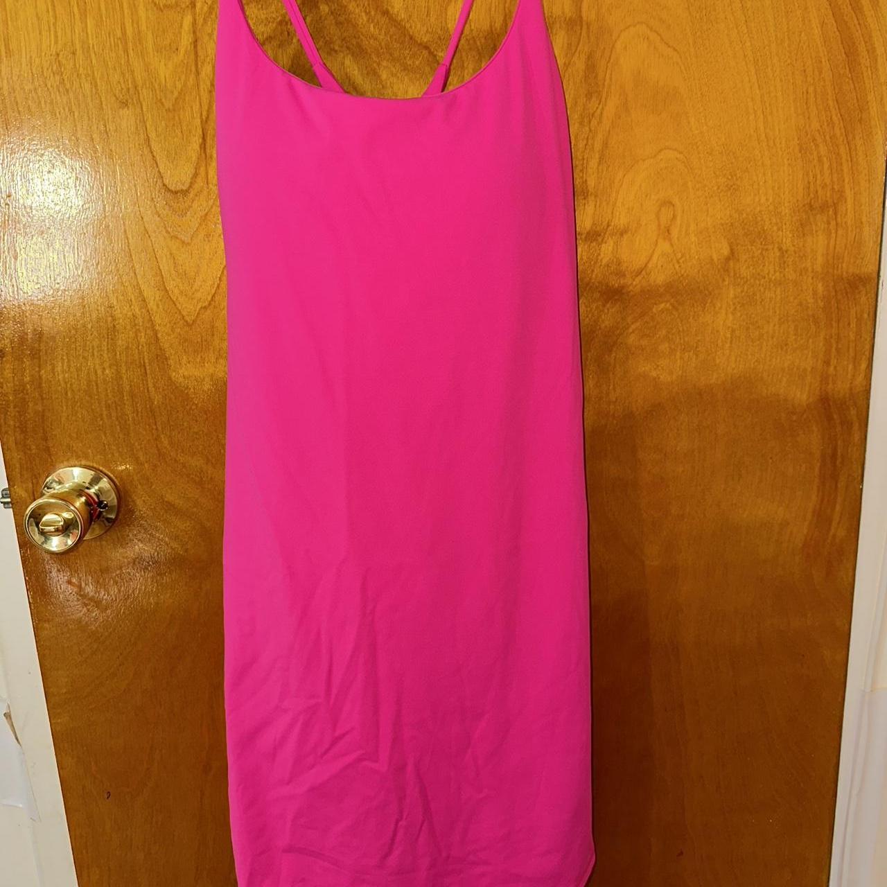 Halara backless active dress with attached shorts... | Depop