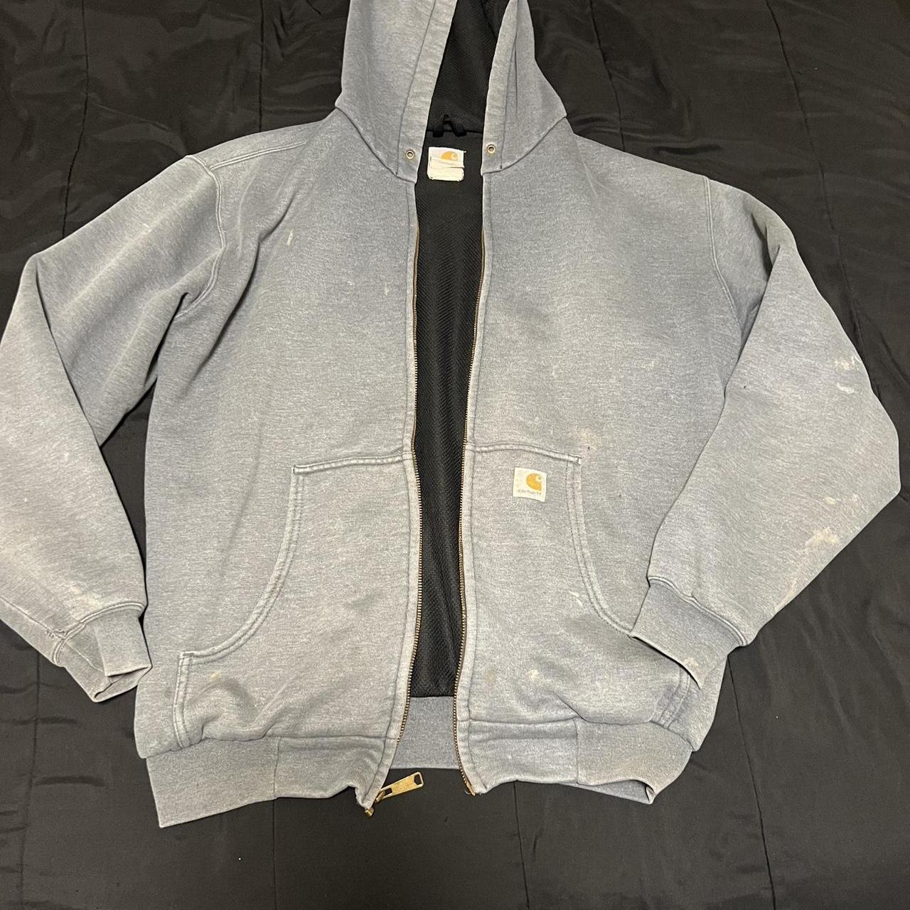 Vintage Grey Carhartt Jacket | Depop