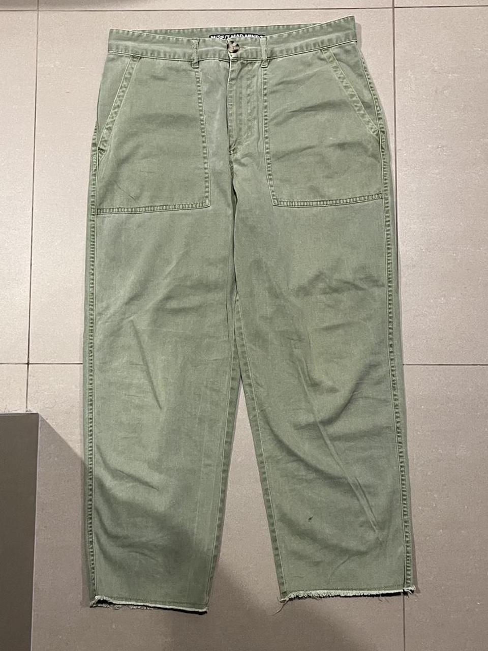 Misfit army green baggy pants Size 30 waist Good... - Depop