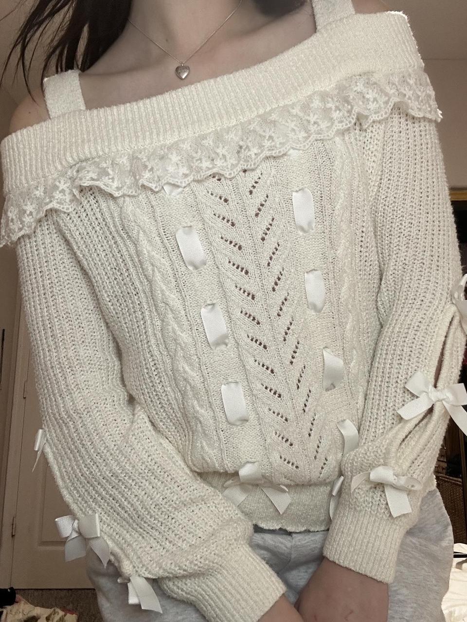 THE sweetest liz lisa off the shoulder sweater - i... - Depop