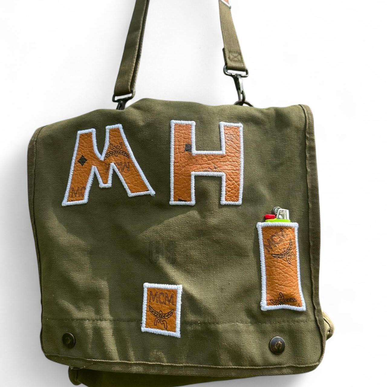 custom MCM U.S. army bag added the mcm parts myself... | Depop