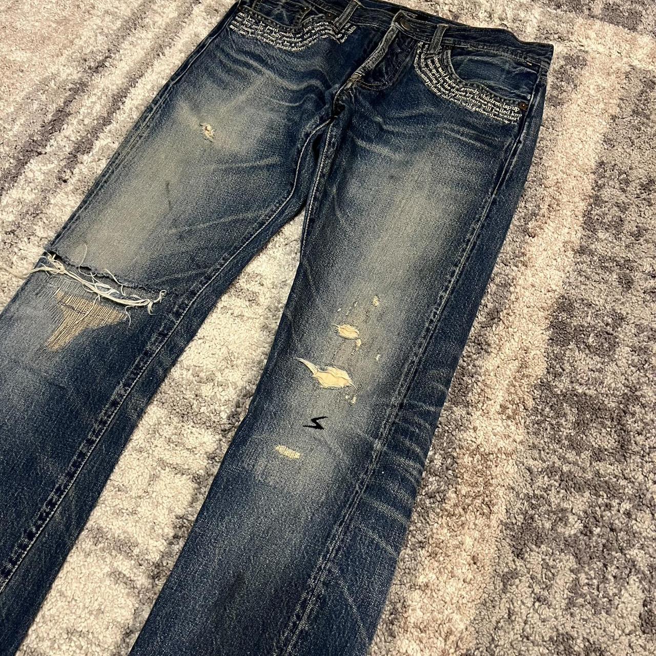 undercover ss09 "neoboy poem" jeans size 1... | Depop