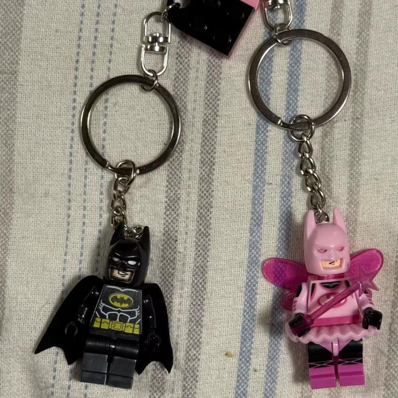 Batman and pink Batman keychains #BatmanKeychain... | Depop