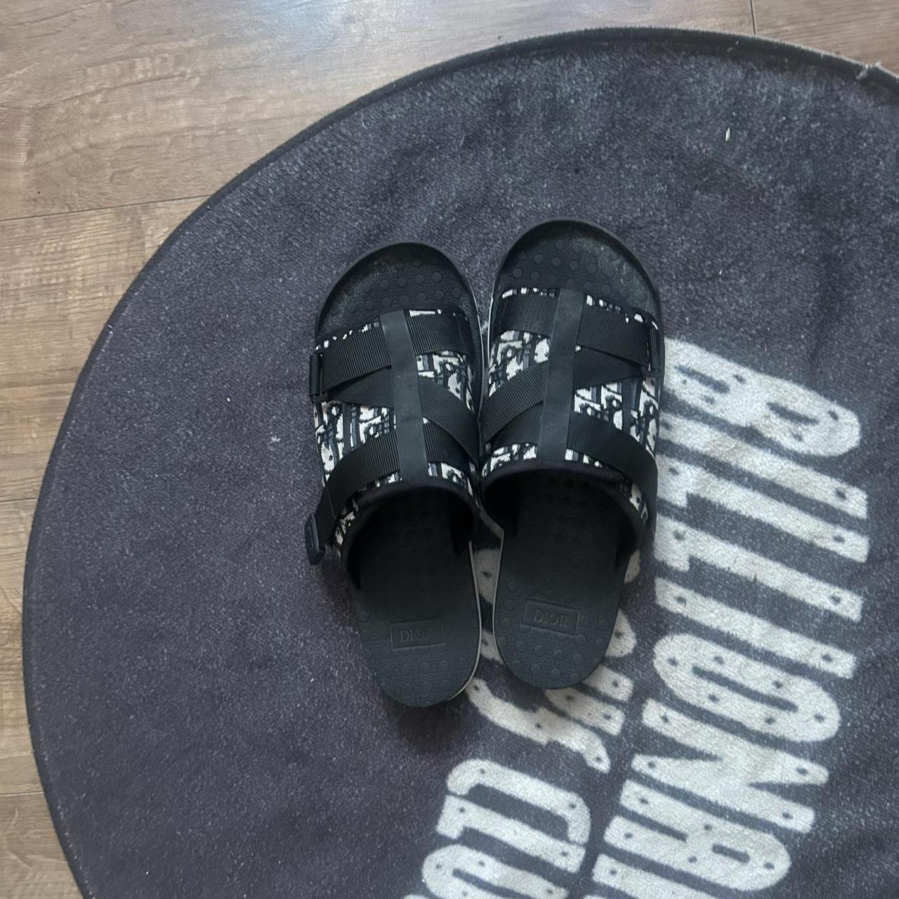 Dior alpha beige sliders size 9 UK , receipts shown... | Depop