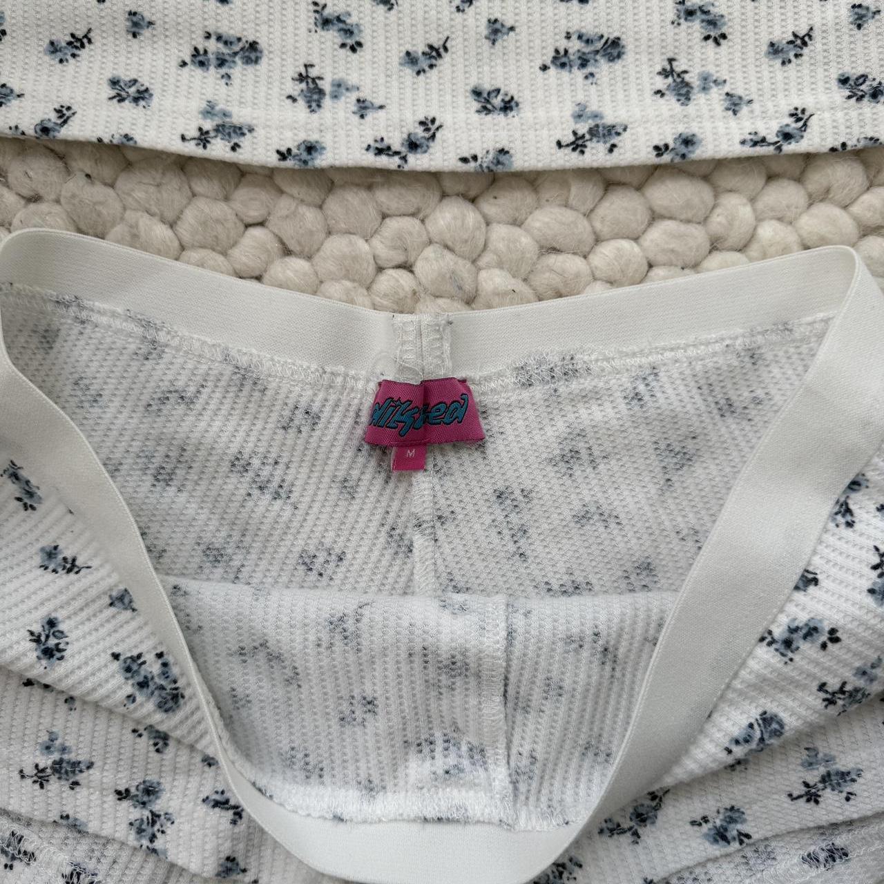 Edikted flower pajama set Micro mini shorts and... | Depop