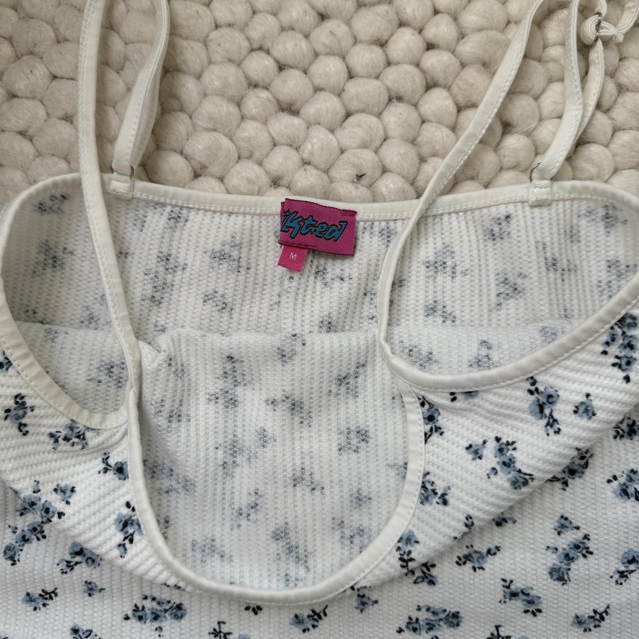 Edikted flower pajama set Micro mini shorts and... | Depop