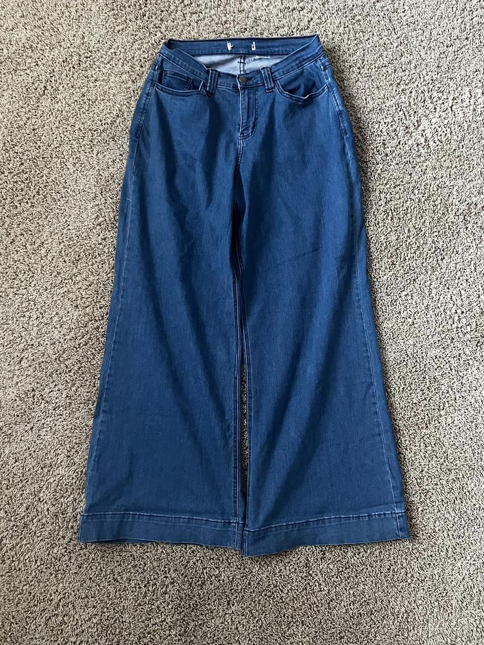 Jnco fit jeans hella wide leg - Depop