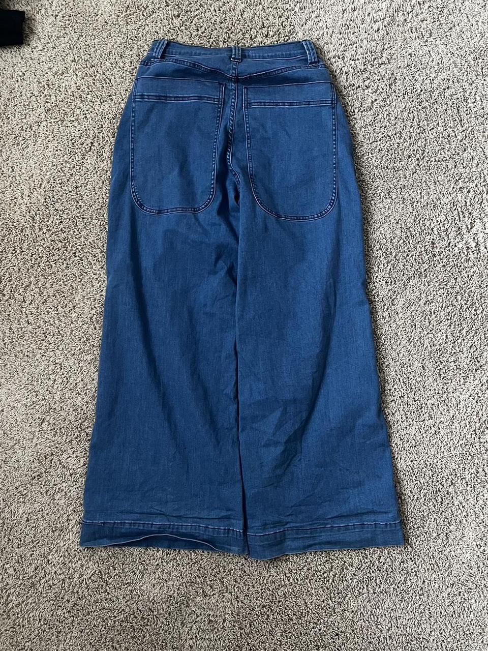 Jnco fit jeans hella wide leg - Depop