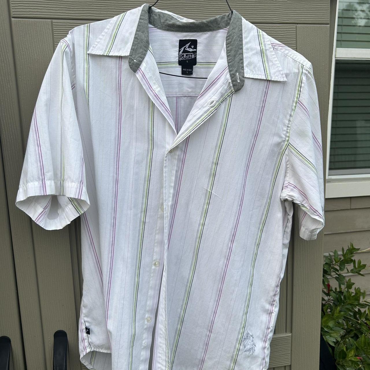 Colorful Button up - Depop