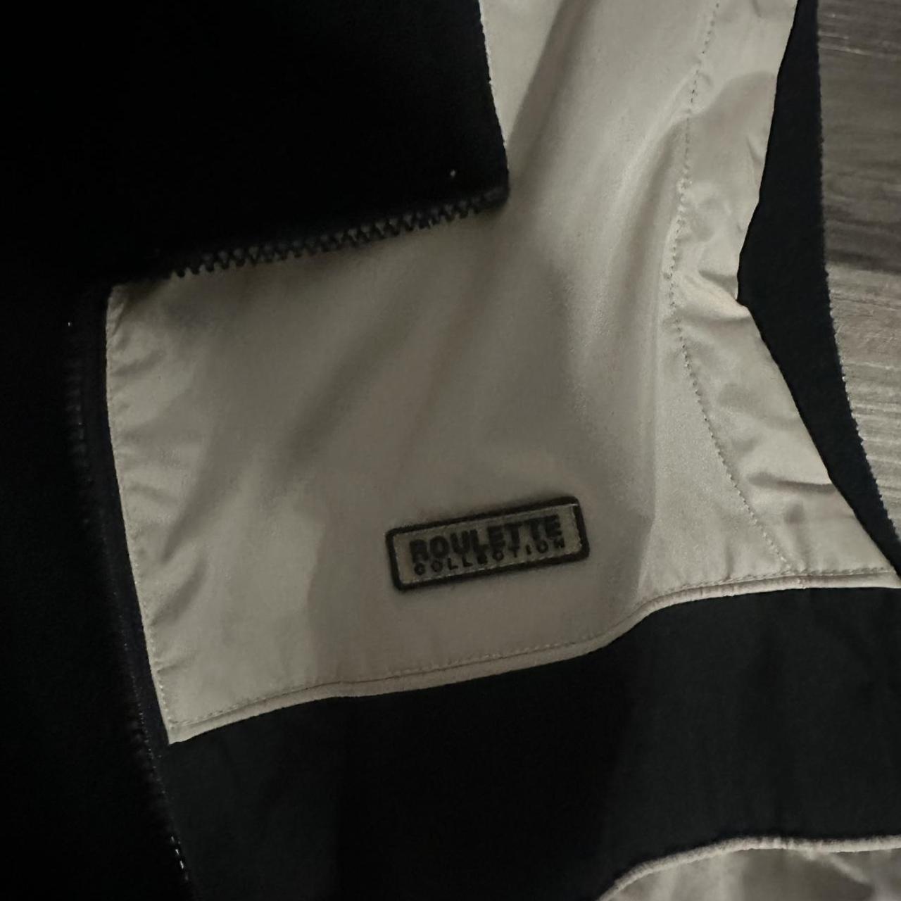 Beautiful reversible black and cream roulette vest... | Depop