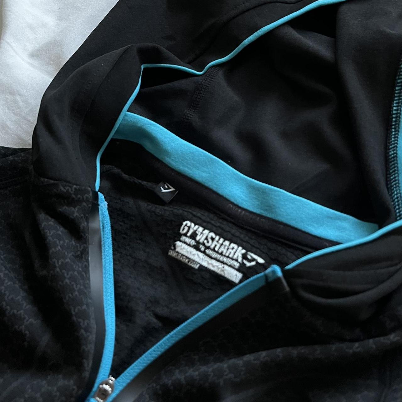 OG gymshark onyx v1 hoodie compression fit Perfect... | Depop