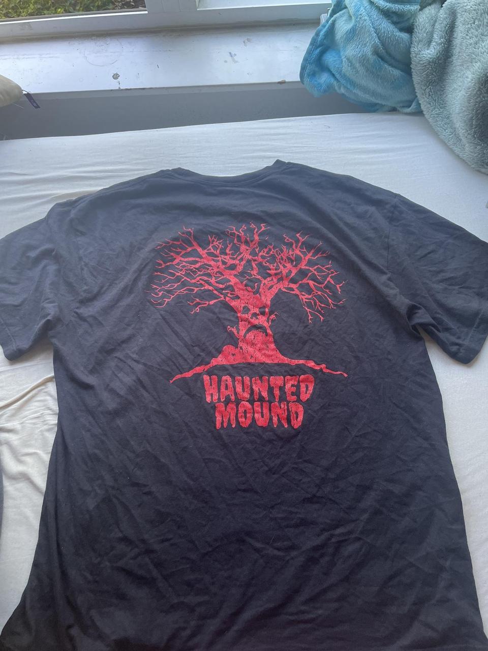 Extra large black haunted mound hackle merch - Depop