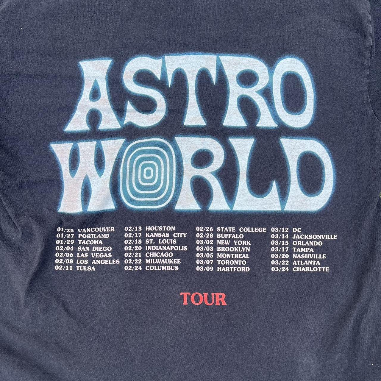 Travis Scott Large Astroworld tour long sleeve - Depop