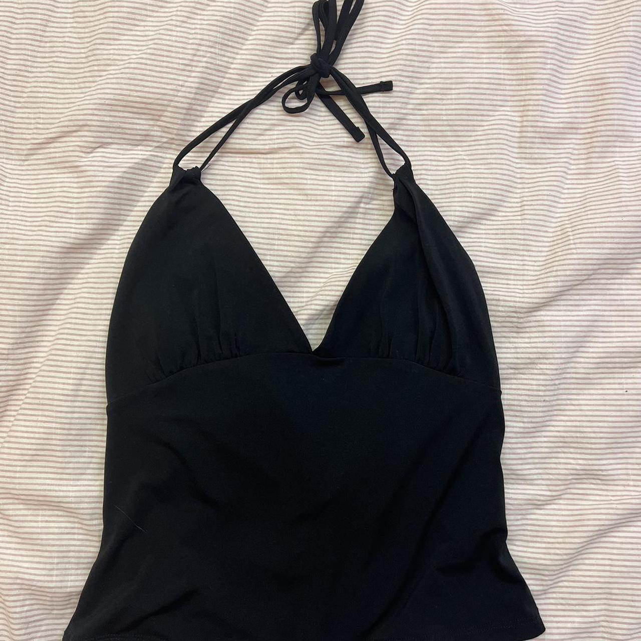 glassons halter v neck top - worn twice - so cute... | Depop