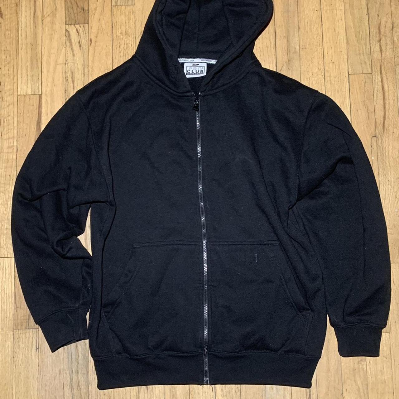 Black Pro club zip up hoodie #proclub | Depop