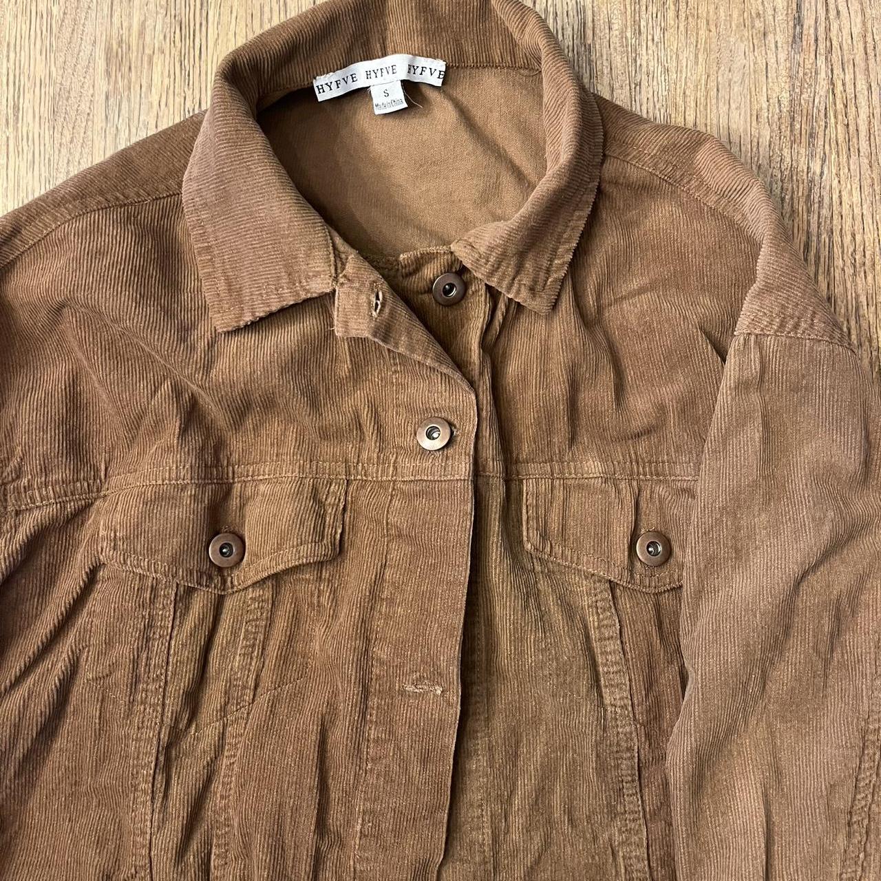 Brown corduroy jacket with a relaxed fit! Super cute... | Depop