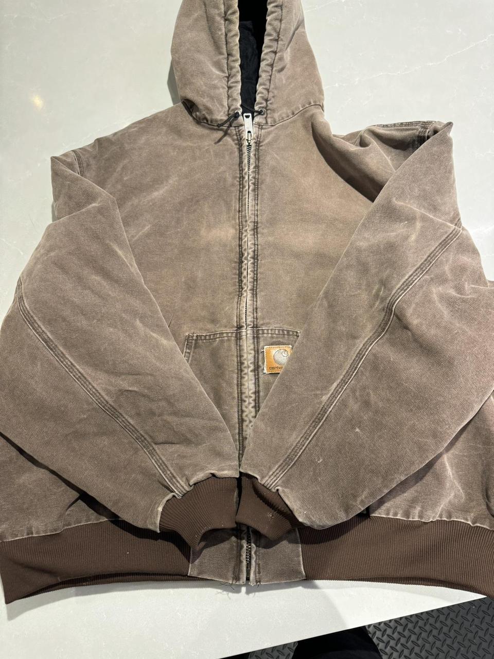 Carhartt J130 Hooded Jacket Insulated Diamond... - Depop