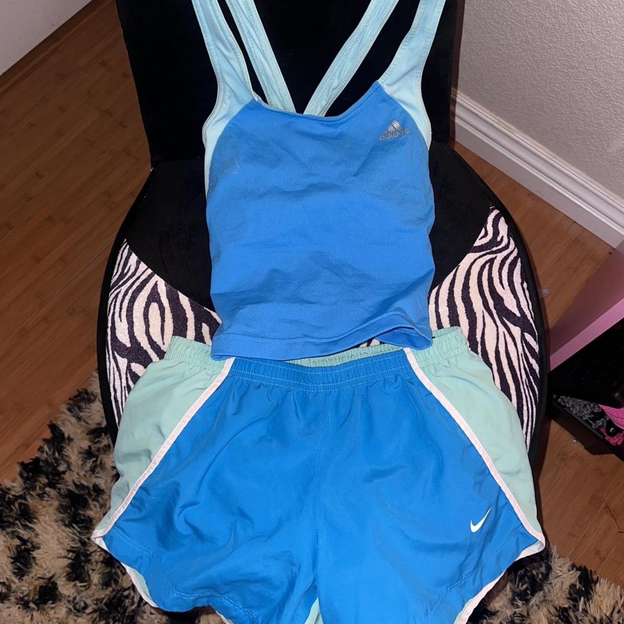 Matching adidas/nike workout set both large but fit... | Depop