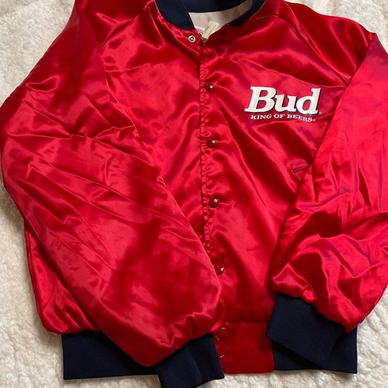 Vintage Budweiser bomber jacket - Depop