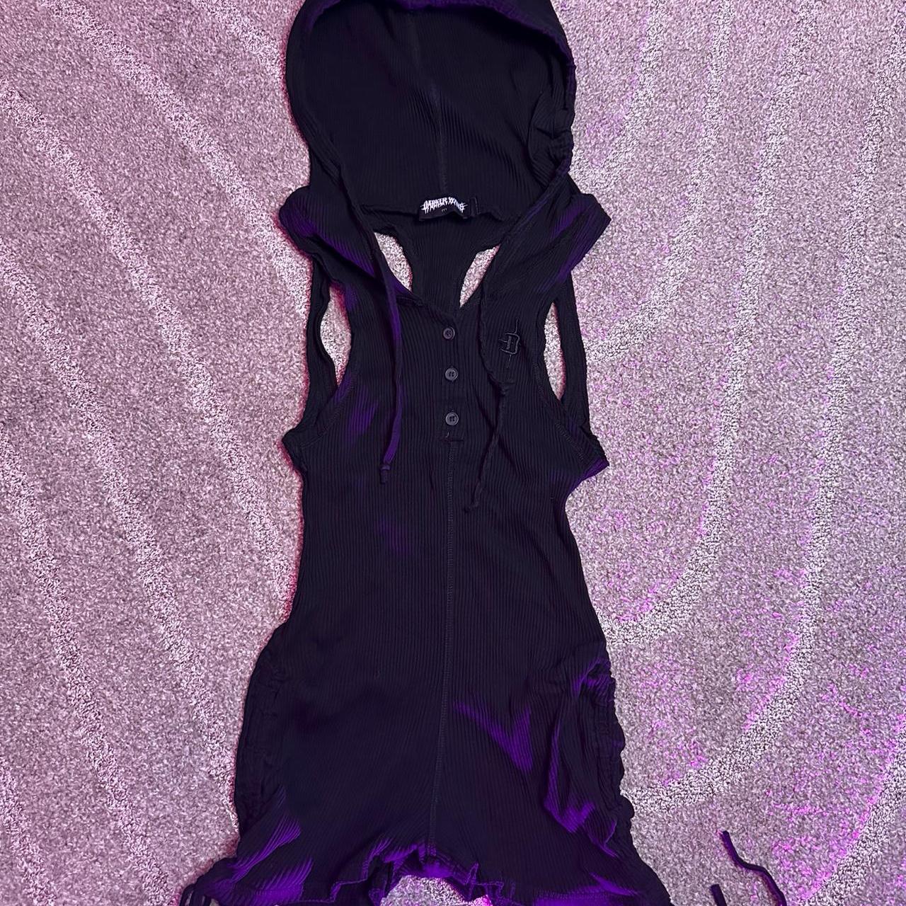 darker wavs dollskill body suit with shorts and... | Depop