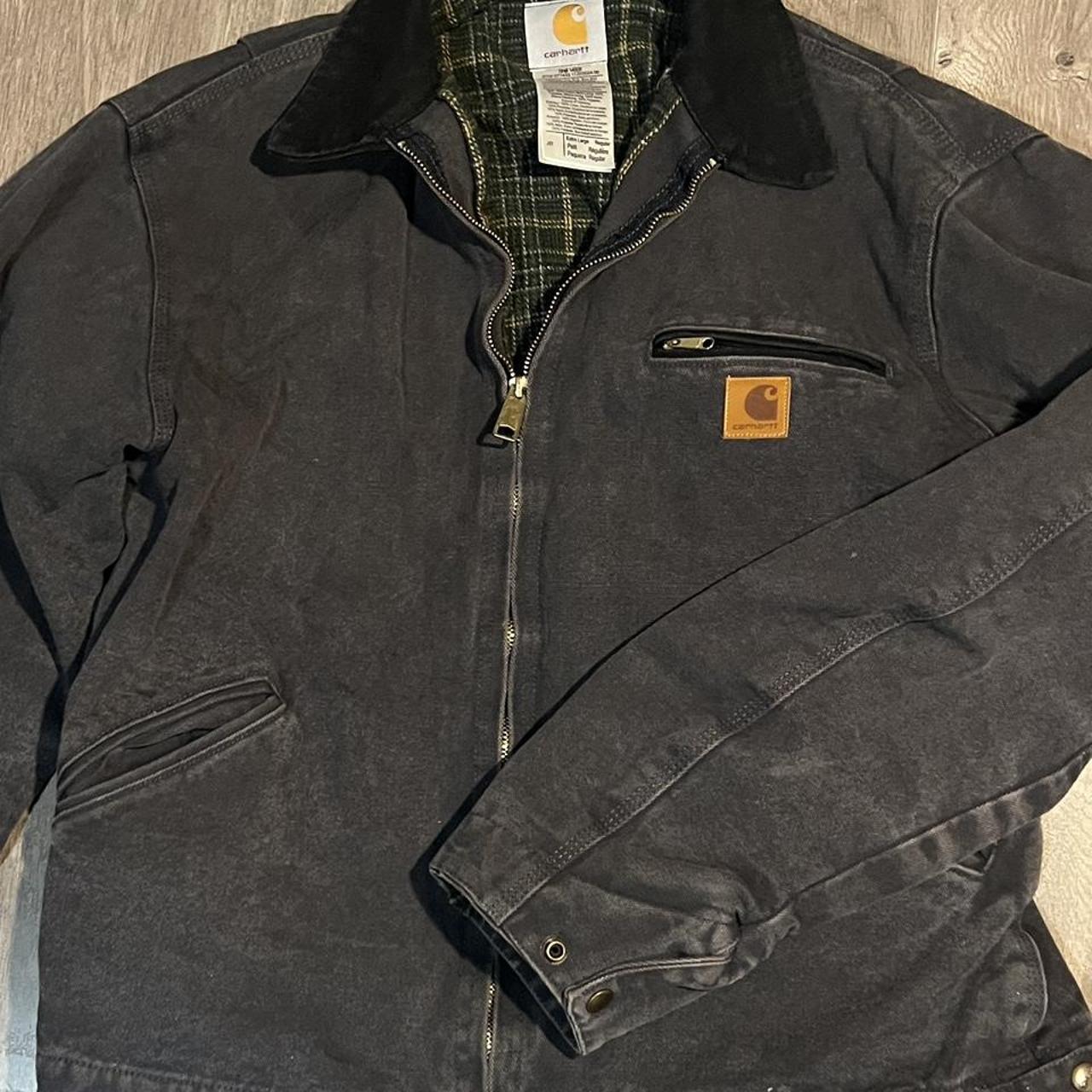 This is a Vintage Distressed Detroit Jacket in size... | Depop