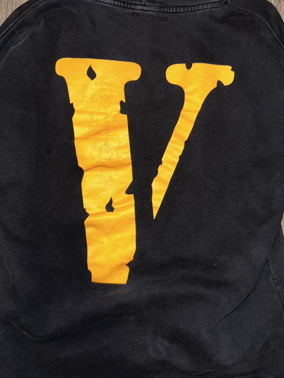 VLONE Smiley Hoodie Size : S/M Condition : 8/10 DM... - Depop