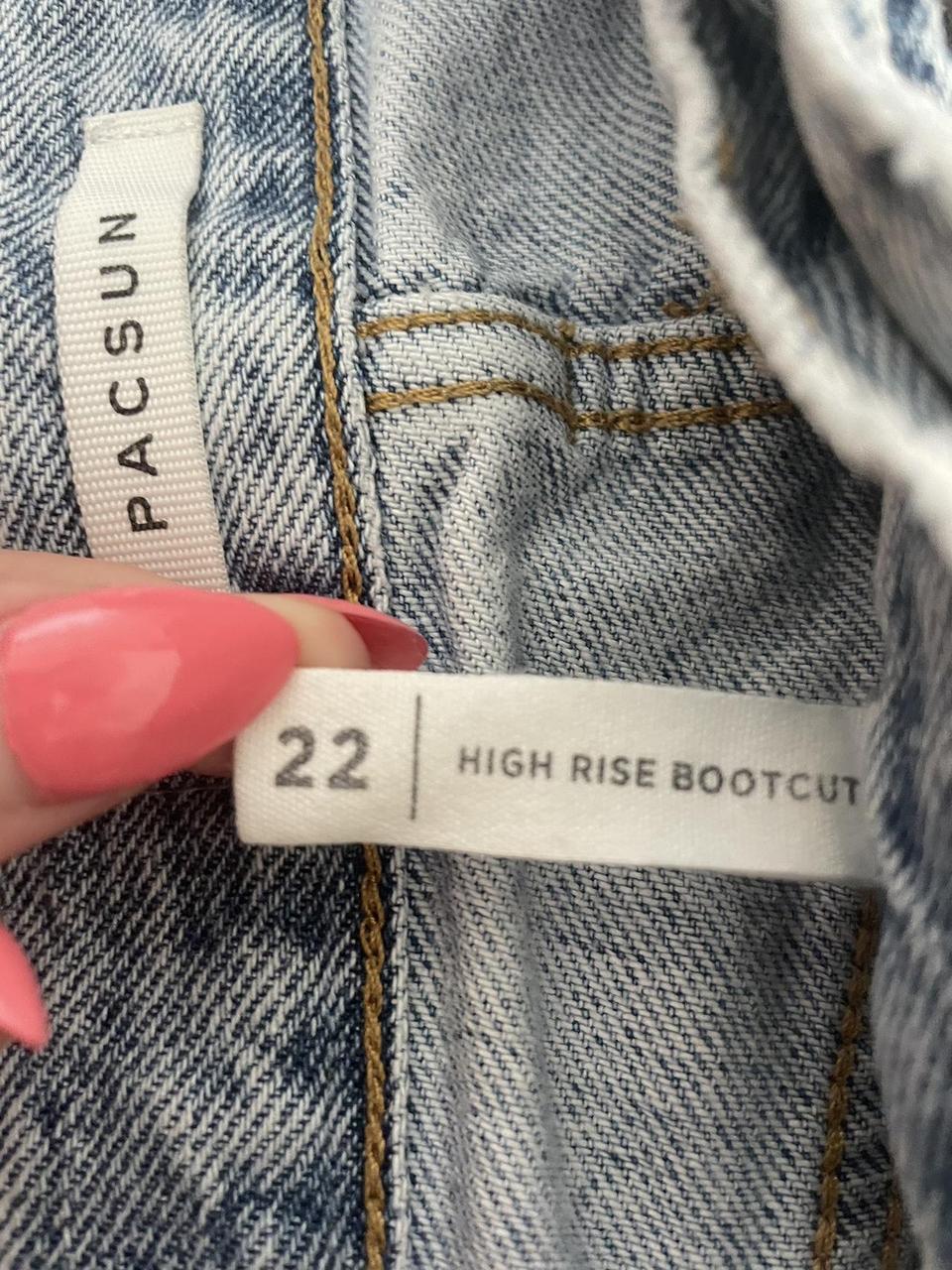 super flattering pacsun high rise bootcut jeans size... - Depop