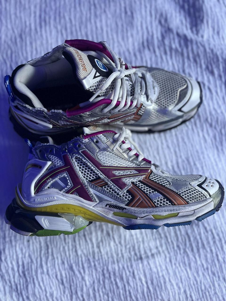 Balenciaga runner multicolor Size 12 Send offers... - Depop